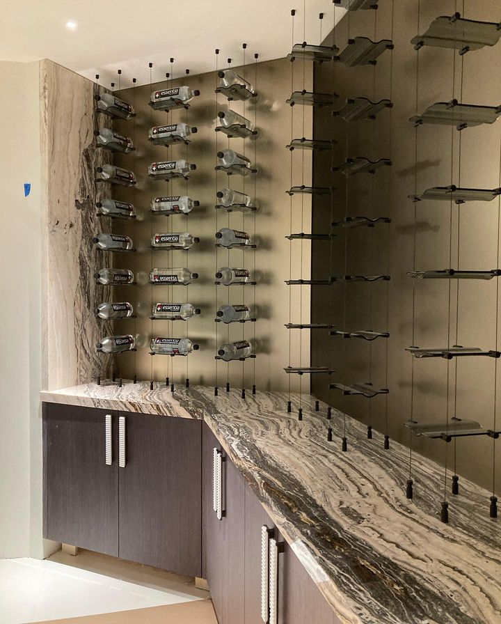 Float Wine Cable Racking - Cable Wine Cellars