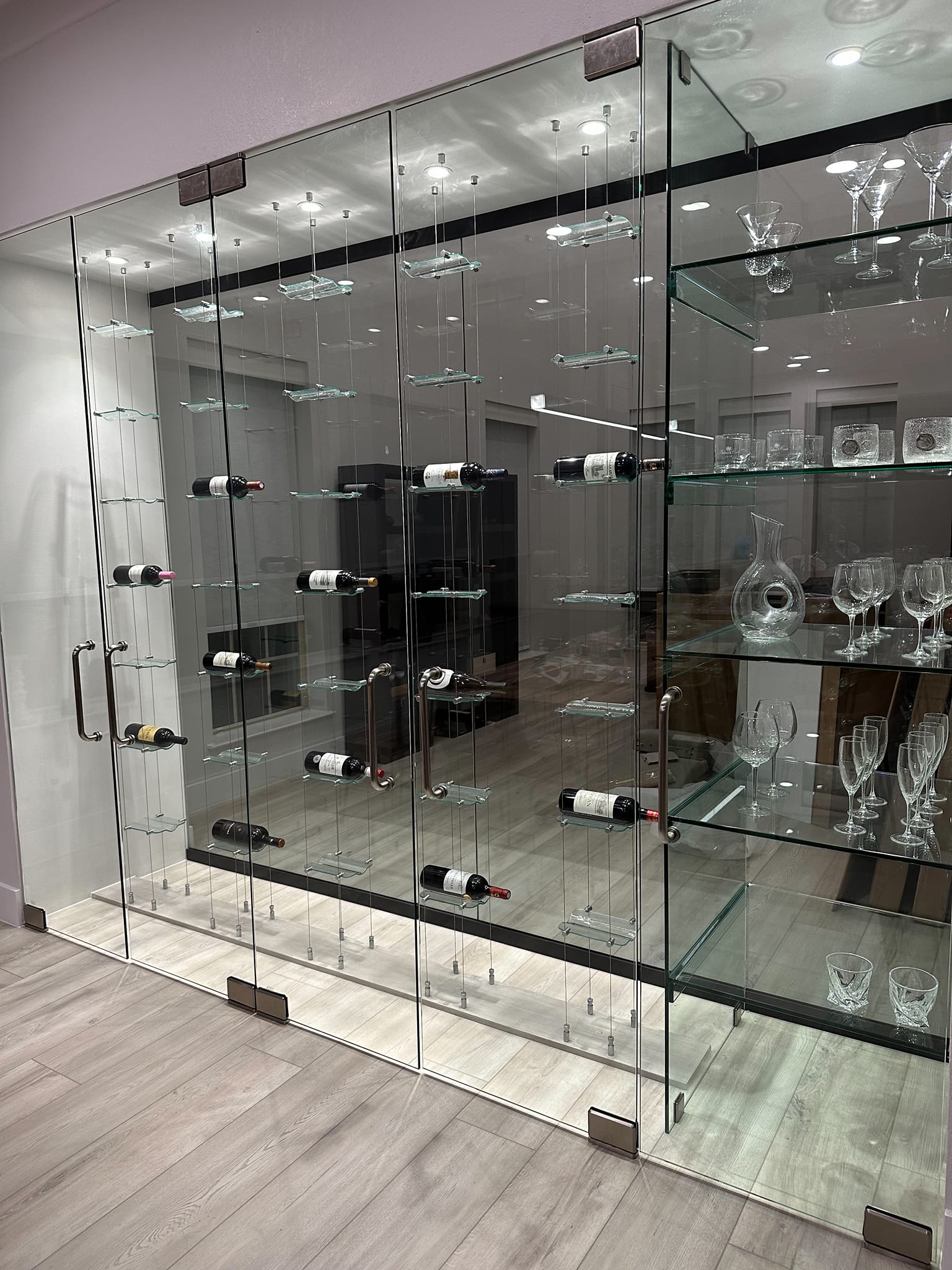 Cables Wine Display Wall for Your Wine Collection